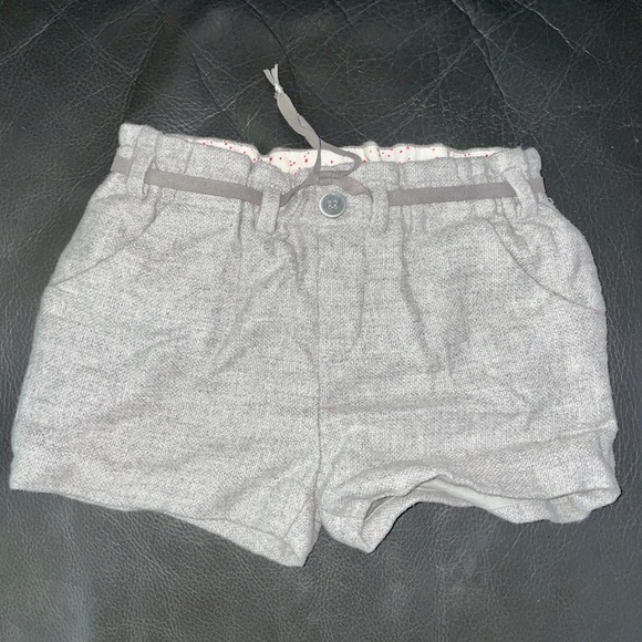 Zara | Bottoms | Zara Grey Drawstring Shorts With Pocket | Poshmark